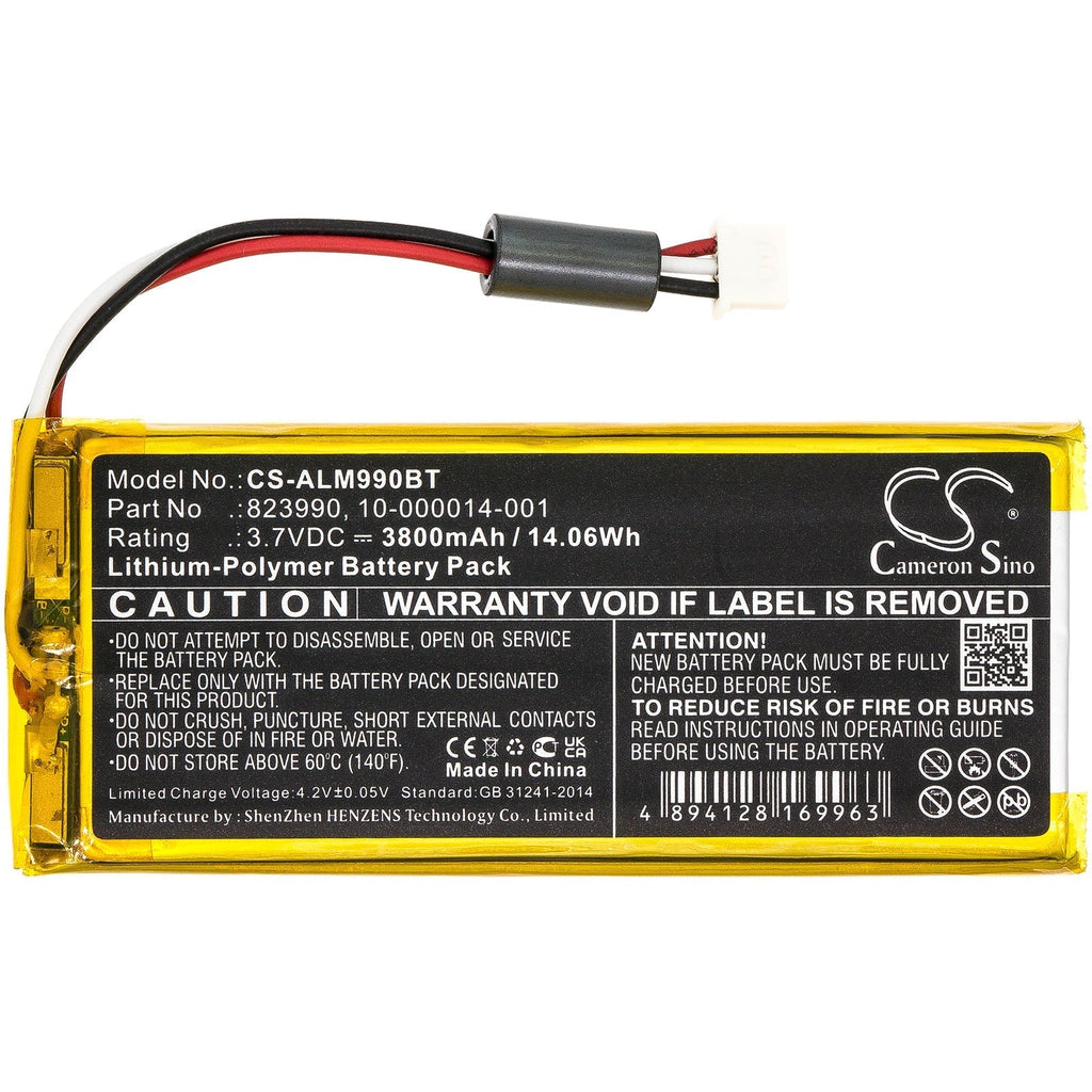 2GIG 10-000014-001 Battery Replacement for Alarm Panel ...