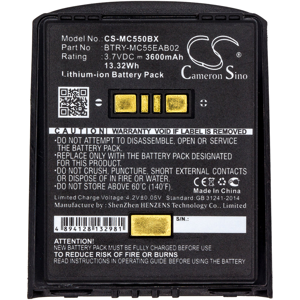 Motorola MC67 Battery Replacement for Barcode Scanner ...