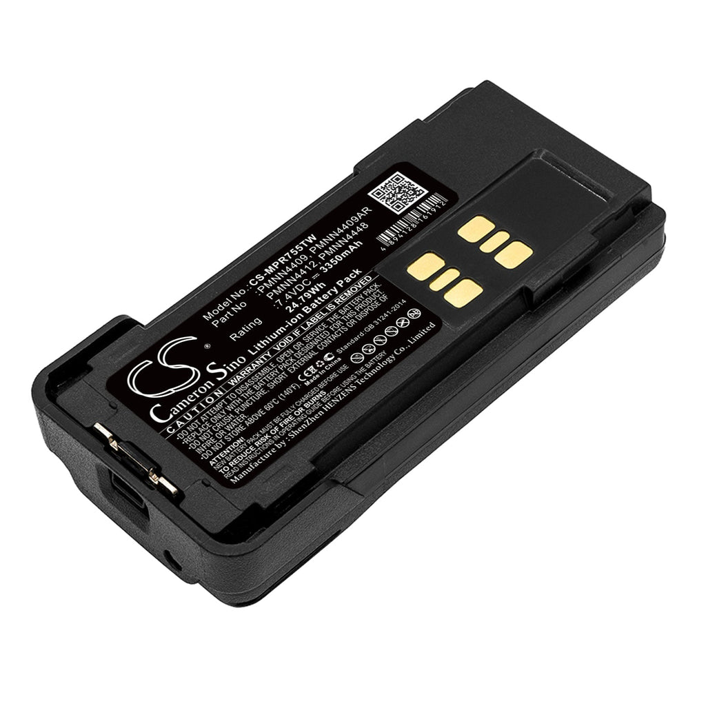 Motorola PMNN4543A Battery Replacement for Two Way Radio (3350mAh ...