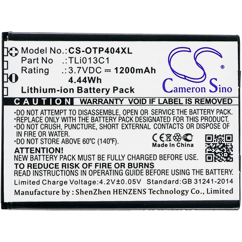 Cameron Sino CS-OTP404XL Battery – RocketDistributing.com