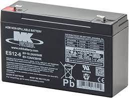 MK ES12-6 Battery - 6V 12Ah Sealed AGM – RocketDistributing.com