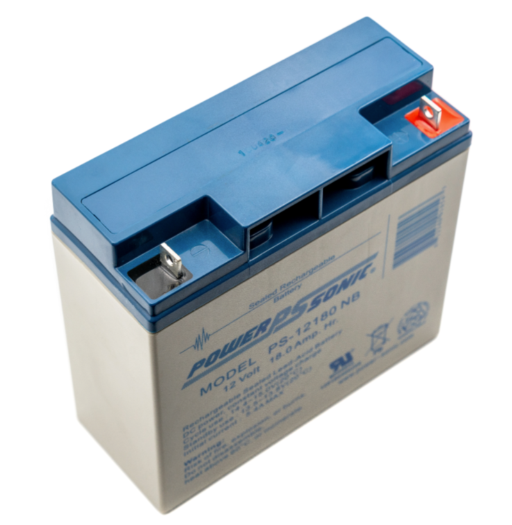 Power Sonic PS-12180 NB Battery - 12 Volt 18 Amp Hour (Nut & Bolt ...