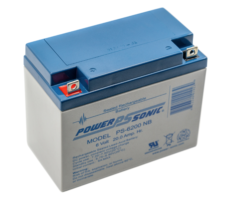 Power Sonic PS-6200 NB Battery - 12 Volt 20 Amp Hour ...