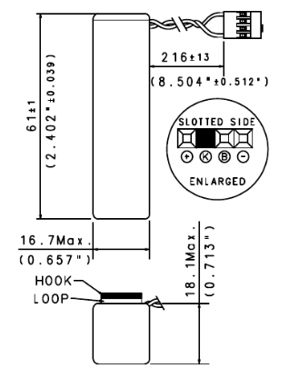 Tadiran TL-5242/W Battery with Connector – RocketDistributing.com